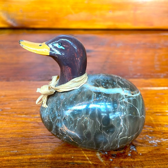 Stone Age Creations | Accents | Stone Age Creations Onyx Mallard Duck ...